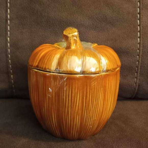 Holiday | Fall Halloween Pumpkin Cookie Jar Ceramic Canister 55 | Poshmark